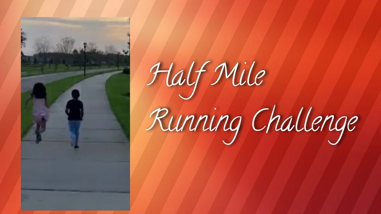 Half Mile Running Challenge - YouTube