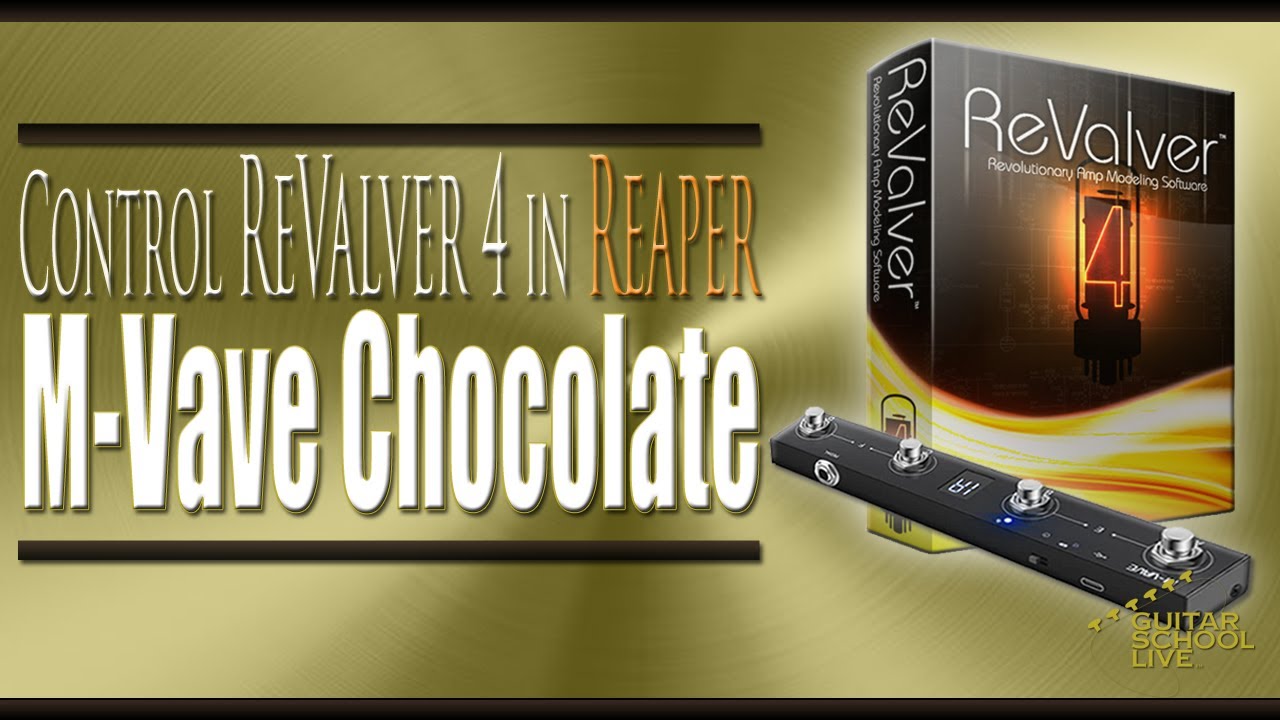 How to control Revalver 4 in Reaper with the M Vave Chocolate midi foot ...