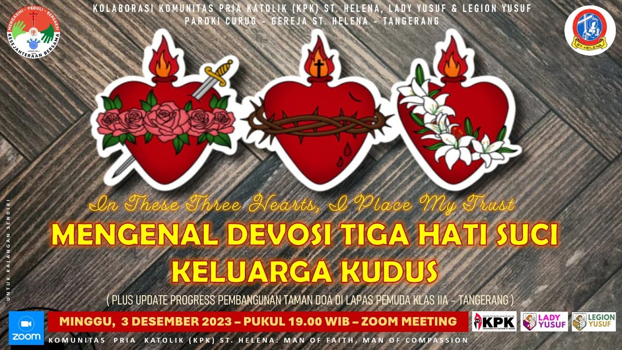 KPK St. Helena Online: Mengenal Devosi 3 Hati Suci Keluarga Kudus (3/12 ...