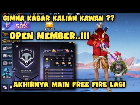 YUK GABUNG FREE FIRE / OPEN MEMBER - YouTube