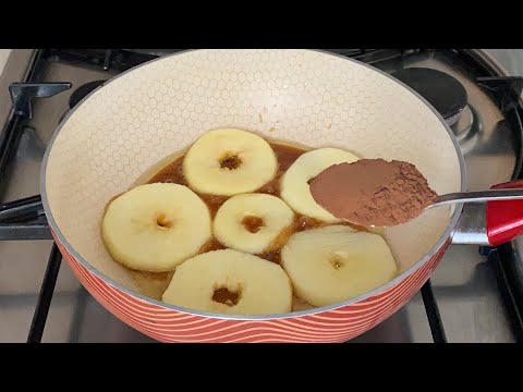 1 ədəd alma,1 ədəd yumurtayla+ sobasız bişən asan şirniyat
