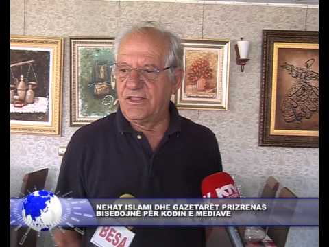 16 qershor 2015 NEHAT ISLAMI DHE GAZETARËT PRIZRENAS BISEDOJNË PËR ...