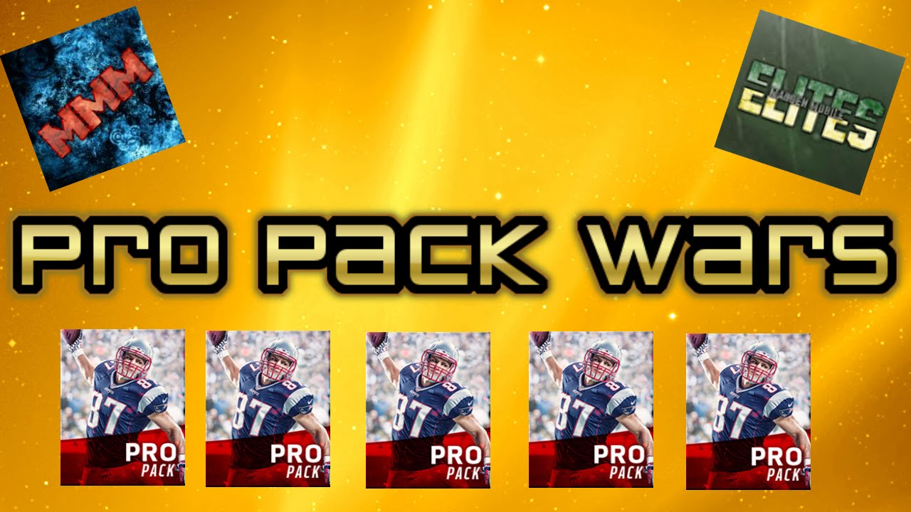 Pro Pack Wars With Madden Mobile Elites!!! - YouTube