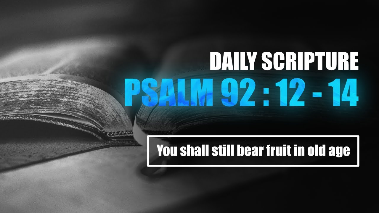 Daily Scripture Meditate On Psalm 92 12 14 Shorts YouTube