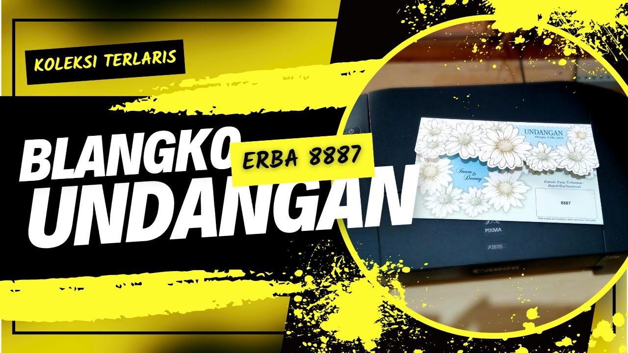 Koleksi Terlaris Blangko Undangan Erba Kode 8887. - YouTube