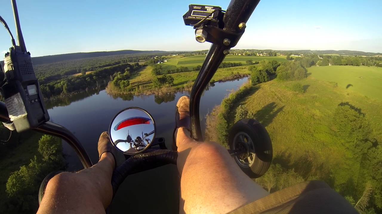 Summer Flight With Off Field Landing - YouTube