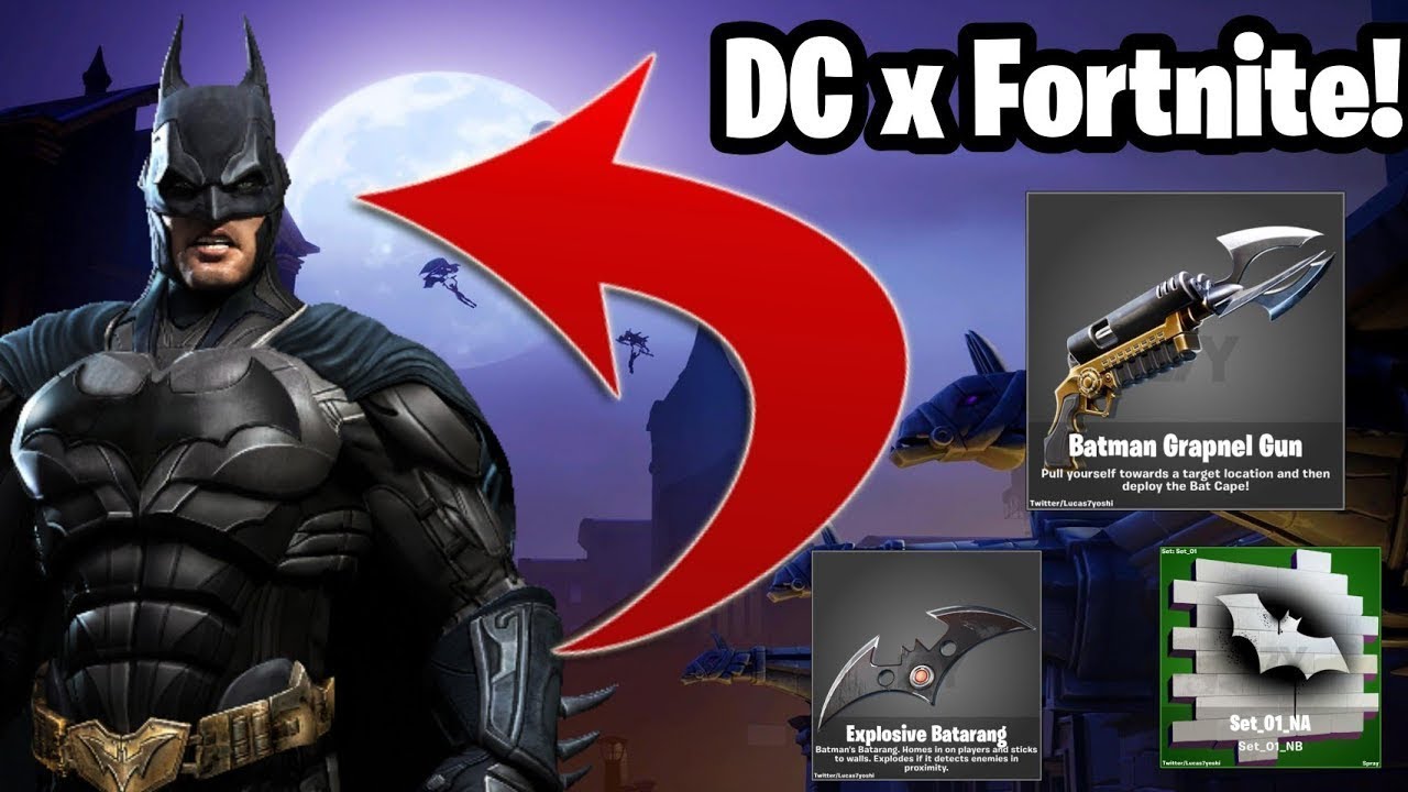 BATMAN X FORTNITE!! FREE REWARDS!! BATMAN, JOKER AND BATGIRL SKINS ...