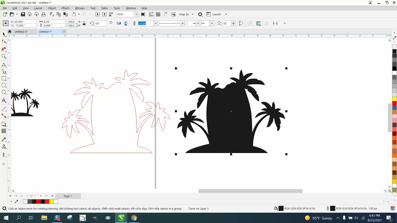 Corel Draw Tips & Tricks Remove an item in the drawing and MORE - YouTube