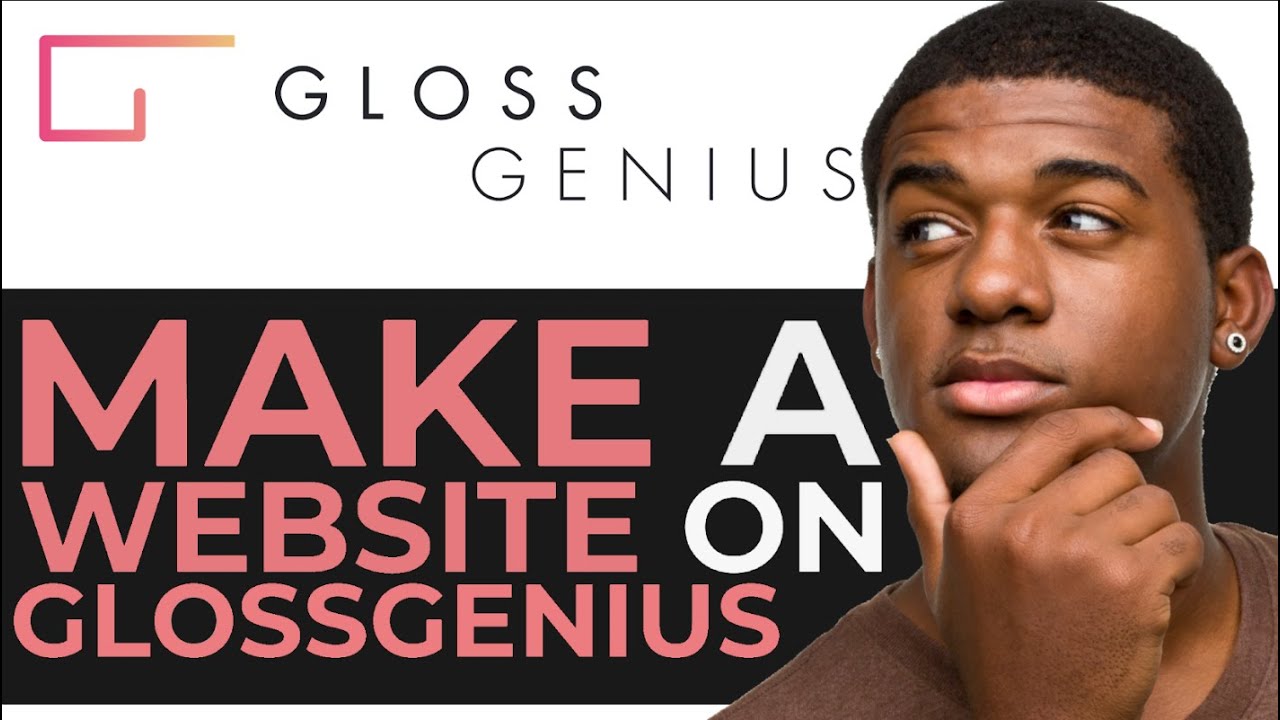 How to Make a Website on GlossGenius - EASY!! - YouTube