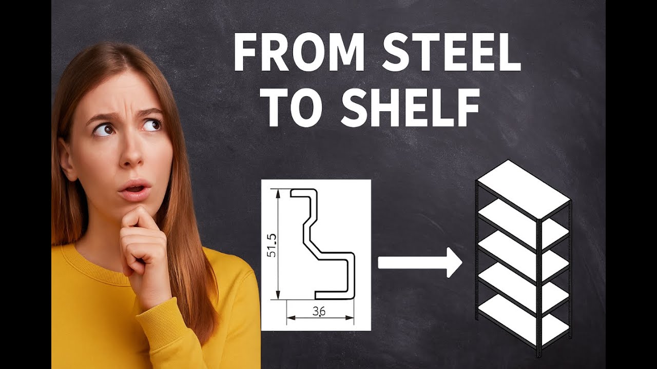 Heavy Duty Upright Rack Profile – 50x50mm Slotted Steel Post - YouTube