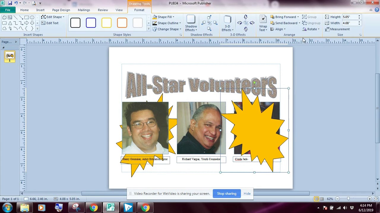 Publisher Lesson 4 Exercises 34-35 - YouTube