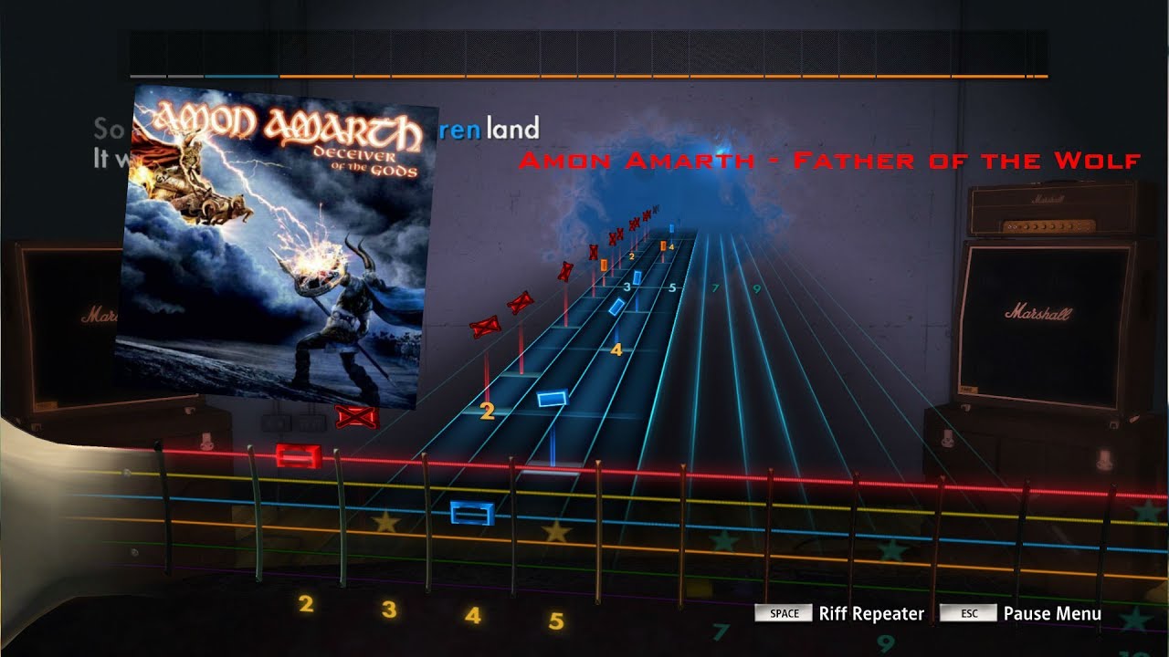 Amon Amarth - Father of the Wolf - Rocksmith 2014 CDLC (lead) - YouTube