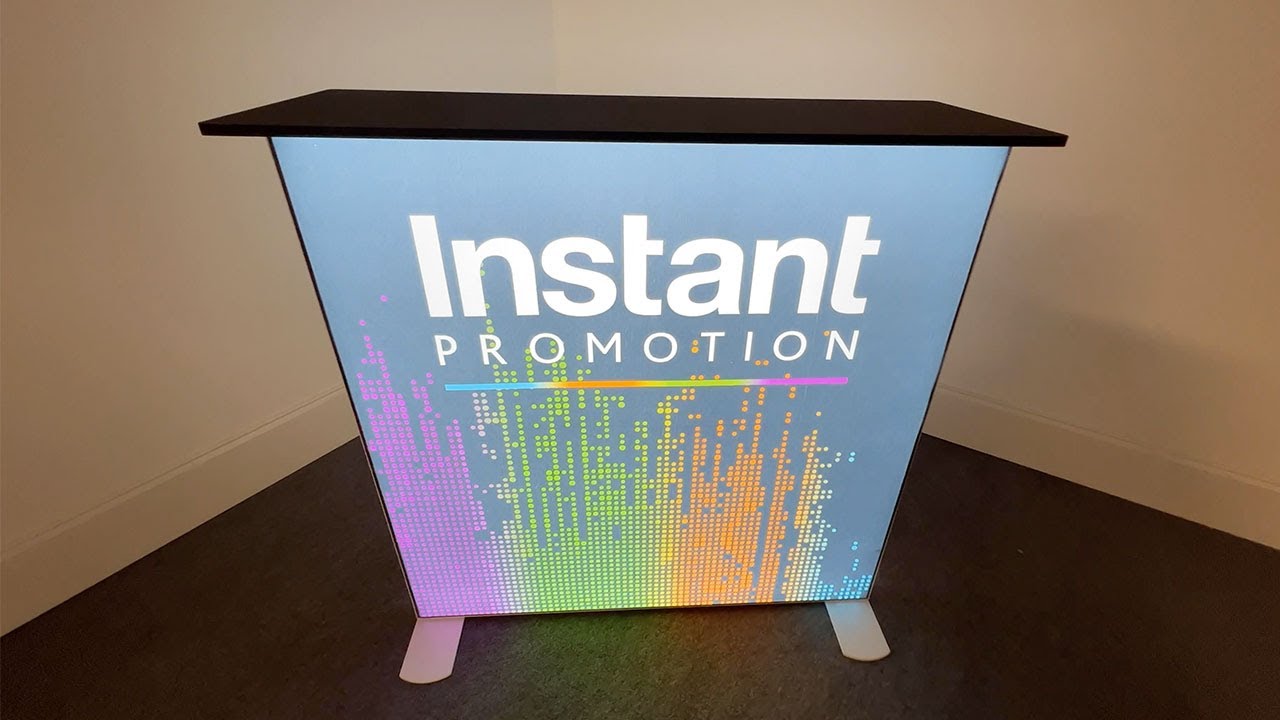 InstaLight LED Light Box Counter - Setup Video - YouTube