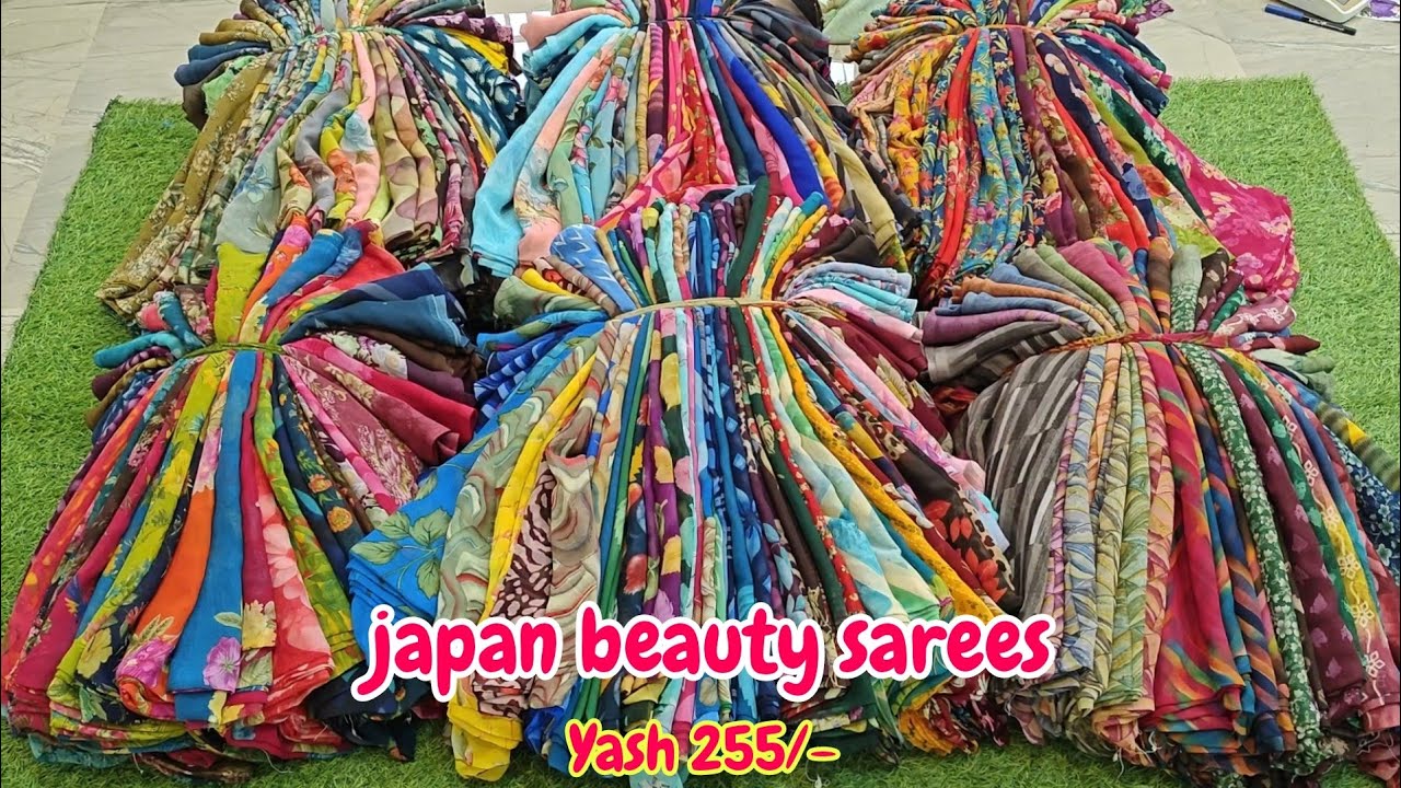 Japan beauty sarees Yash fabric 255/- wholesale நம்மிடம் கிடைக்கும் ...