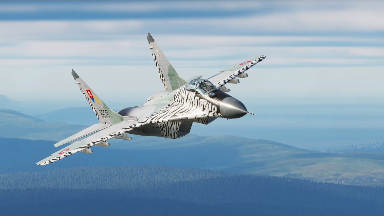 Virtual MiG-29 Slovak Air Force demo - YouTube