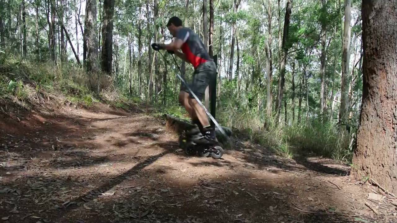 Powerslide Kaze Tundra All Terrain Skates - YouTube