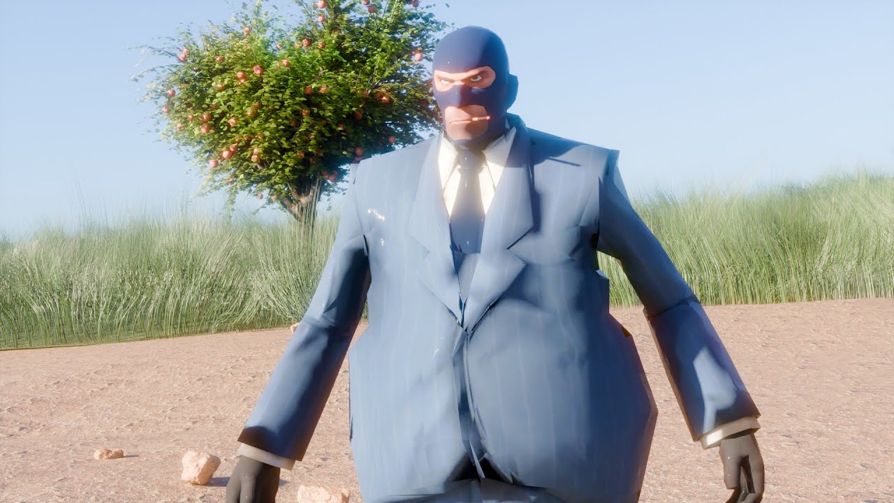 Heavy makes fun of spy's weight - YouTube