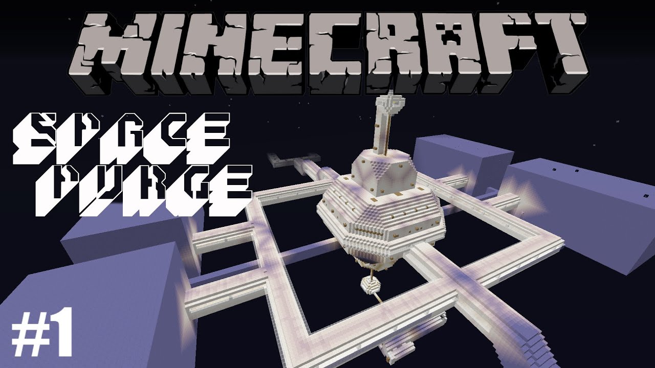Minecraft: Space Purge Adventure Map - Ep 1 - YouTube