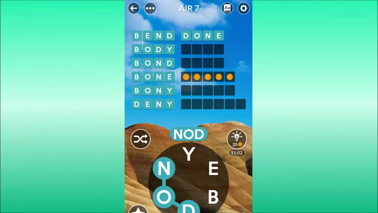 Wordscapes Uncrossed Air 7 - YouTube