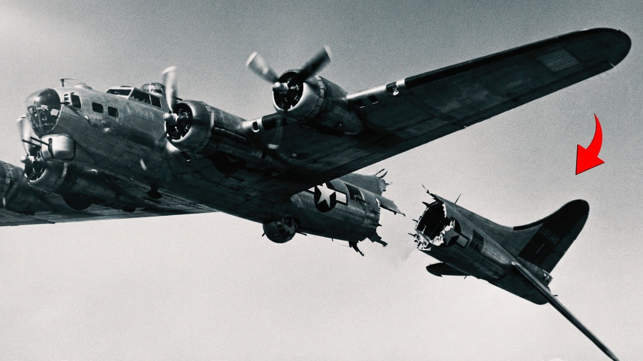 When a B-17 Got Cut In Half At 24,000 Feet — The Gunner Kept Shooting ...