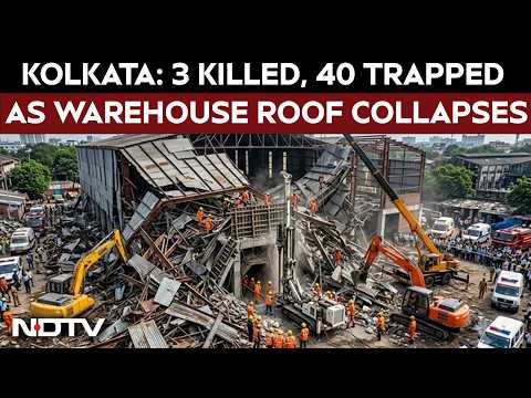 Taratala Accident Today | 3 Killed, 40 Feared Trapped As Warehouse Roof Collapses In Kolkata