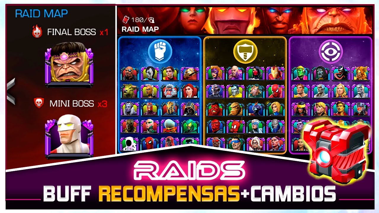 BUFF en RECOMPENSAS de RAIDS y Nuevos HACKS, NODOS y RECOMPENSAS ...