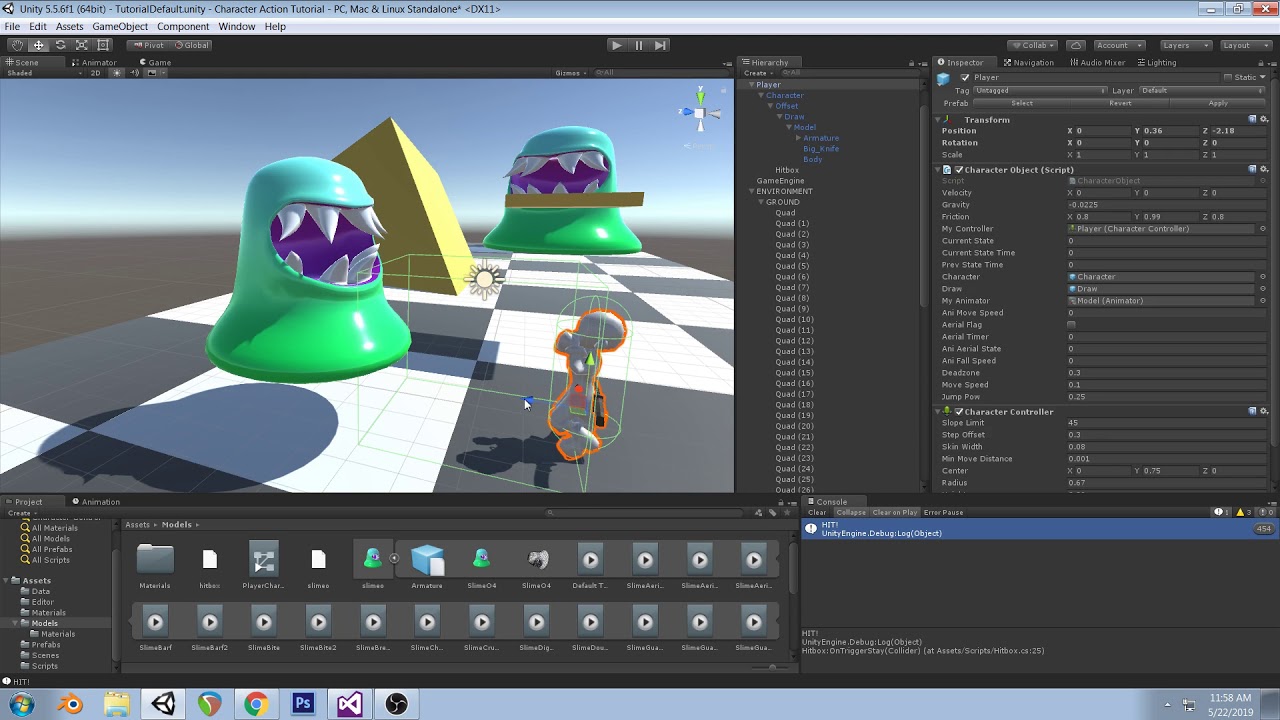 Character Action Game Development Tutorial 5 -- Attack Detection and ...