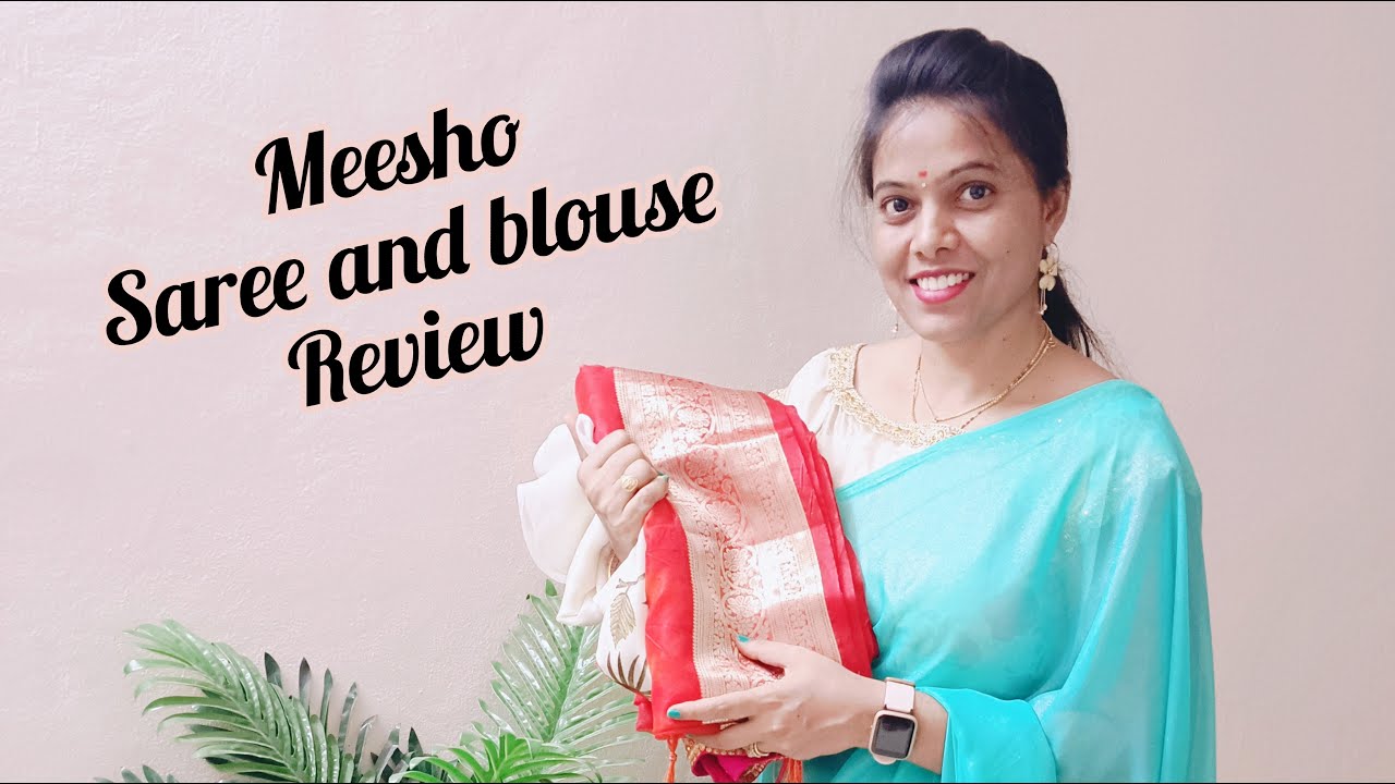 | Meesho Sarees And Blouse | #meesho review | meesho రివ్యూ | Mee Udaya ...