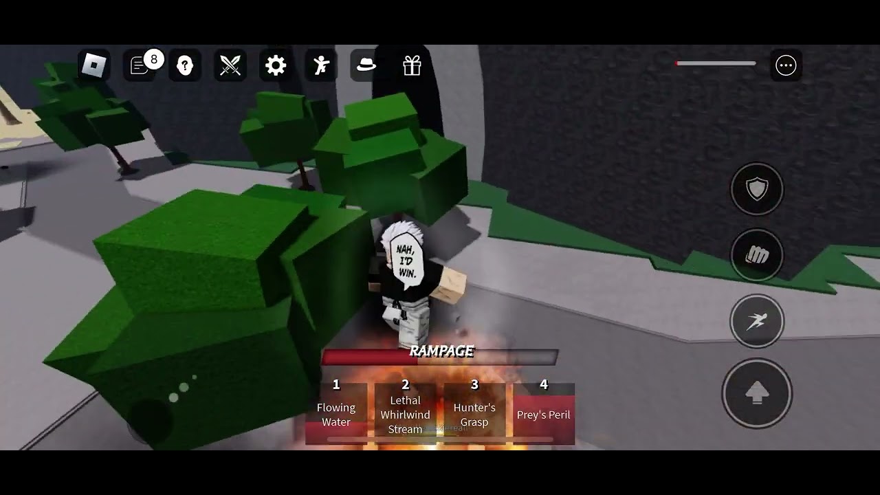 Playing tsb boss fight - YouTube