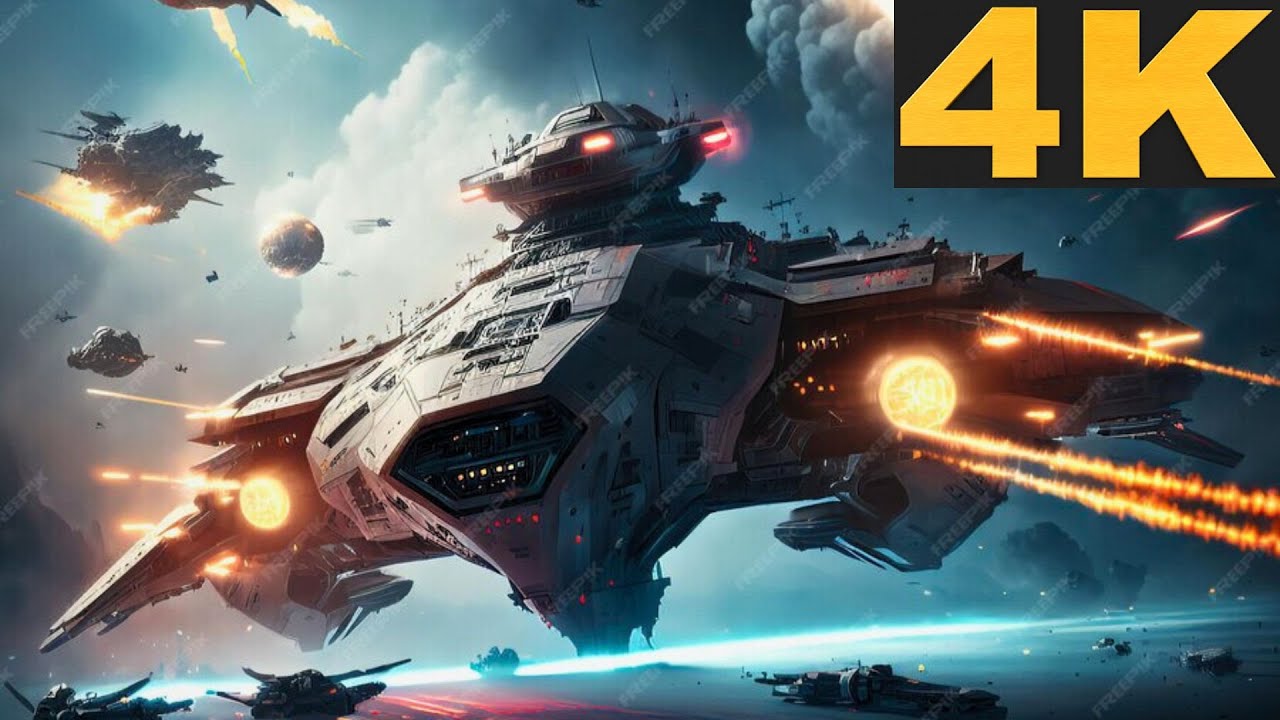 Galactic Space Battle Massive Space Fight: Chorus Epic cinematic Scene ...