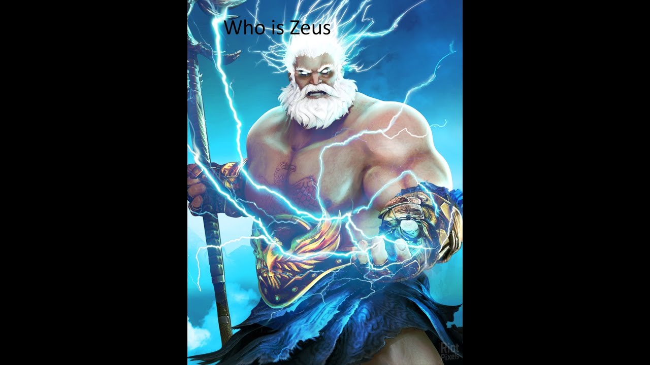 Zeus the chief god in Greek mythology, ruler of Mount Olympus and god ...