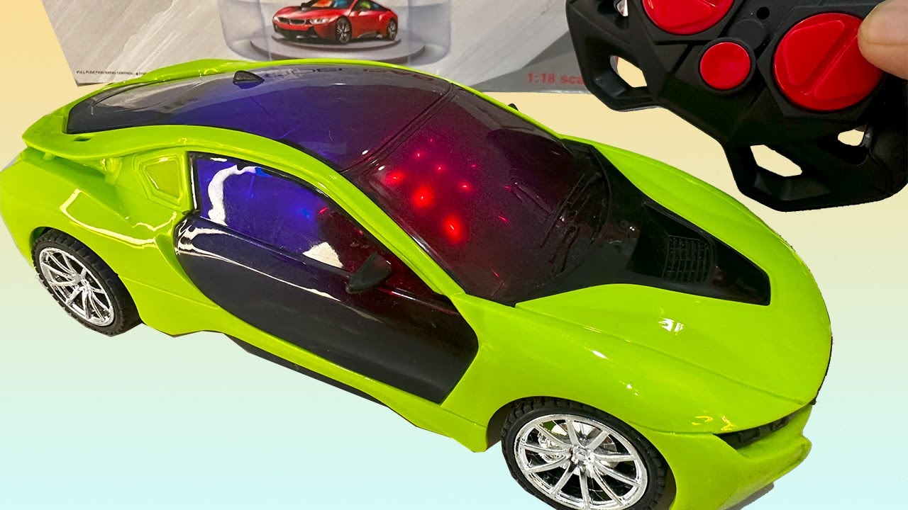 RC 4 function Remote Control "RC CAR" Unboxing & Testing | RC Car LED ...
