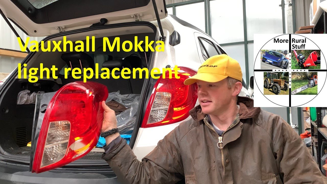 Vauxhall Mokka changing rear light cluster - YouTube