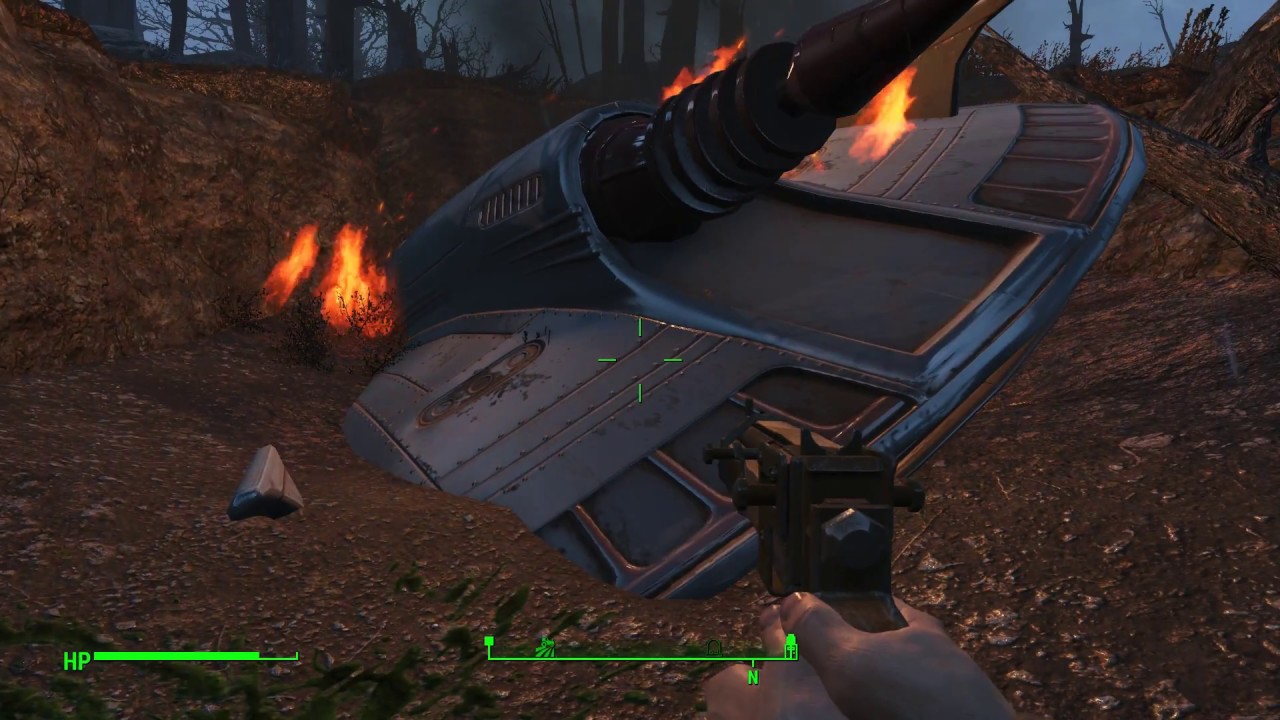 Fallout 4 Alien Crash - YouTube