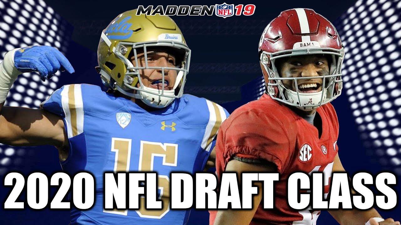 Drafting The 2020 NFL Draft Class - Madden 19 2020 Draft Class - YouTube