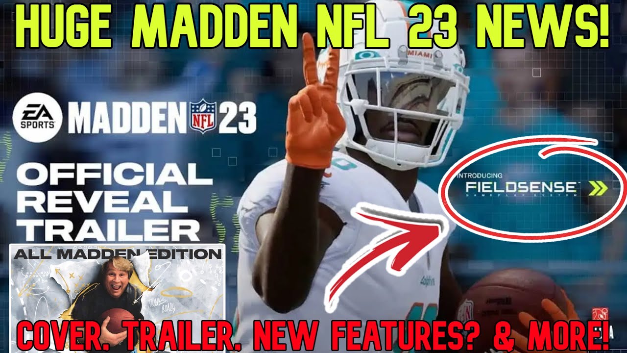 🚨HUGE MADDEN NFL 23 NEWS🚨 Official Cover Athlete, Reveal Trailer Date ...