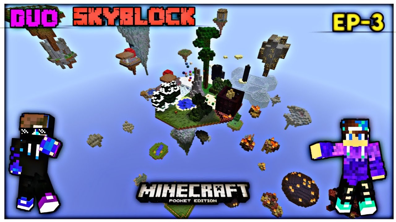 #3 ZONICS AND I ARE GOING TO EXPLORE ISLANDS AGAIN IN MINECRAFT SKYBLOCK|DUO SKYBLOCK @zonicsxd ...