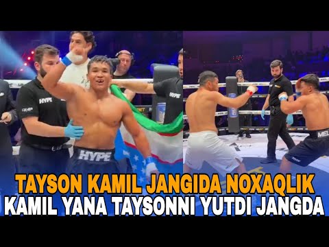 MMA! TAYSON VA KAMIL JANGDA YANA NOXAQLIK REVANCHDA TAYSONNI YUTIB TASHLADI KAMIL 😱