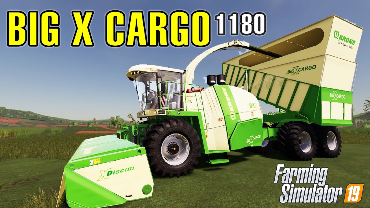 Farming Simulator 19: Krone BiG X 1180 Cargo! Forage Harvester Test ...