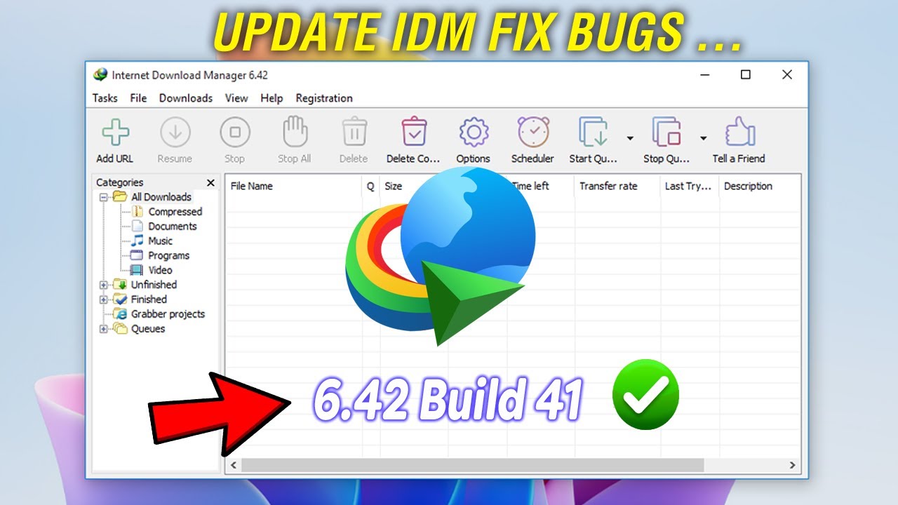 IDM 6.42 Build 41 | IDM Update And Fix Bugs | How Update IDM In Windows ...