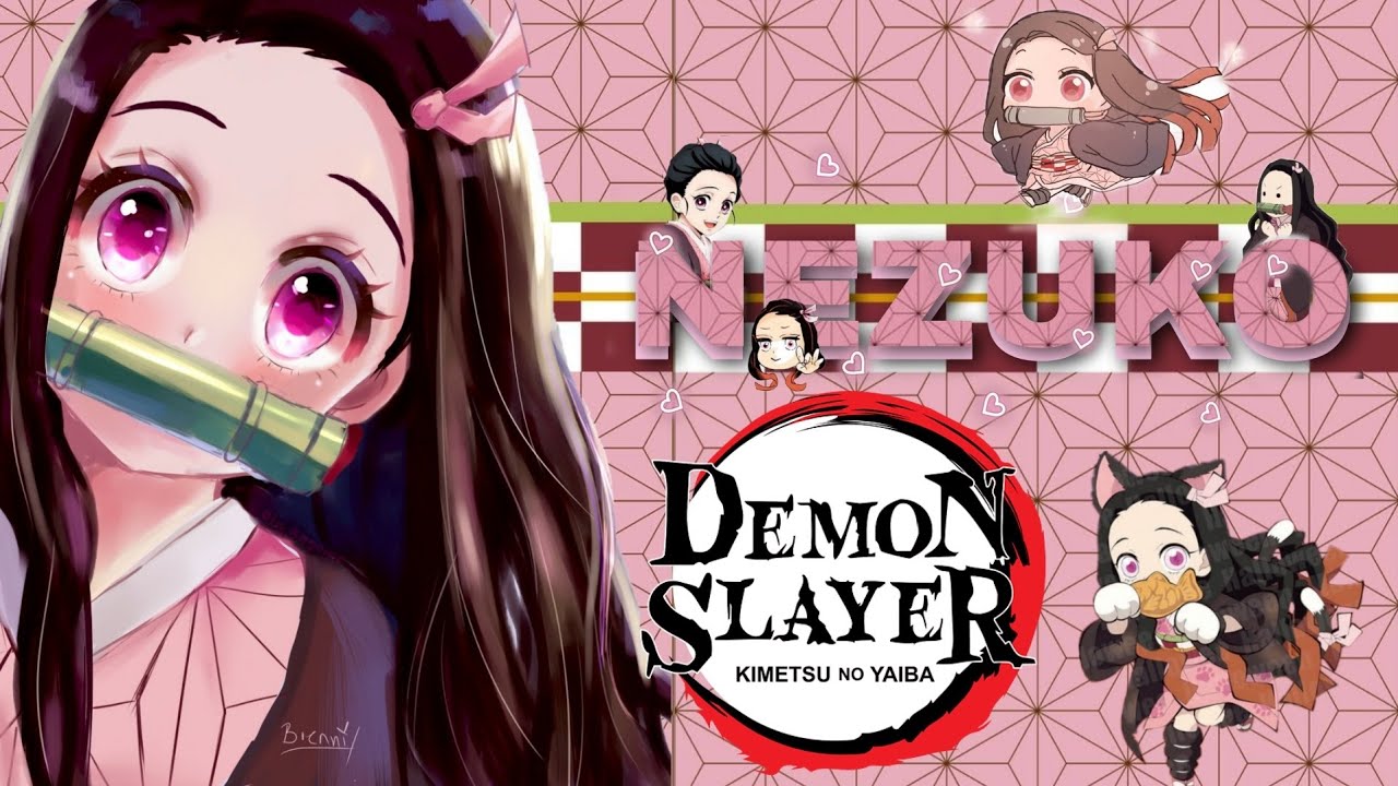Easy step to drawing Demon Slayer NEZUKO Kimono Asanoha Hemp Leaf ...