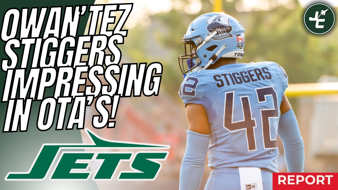 Qwan'Tez Stiggers IMPRESSING At OTA's For The New York Jets | 2024 NFL ...