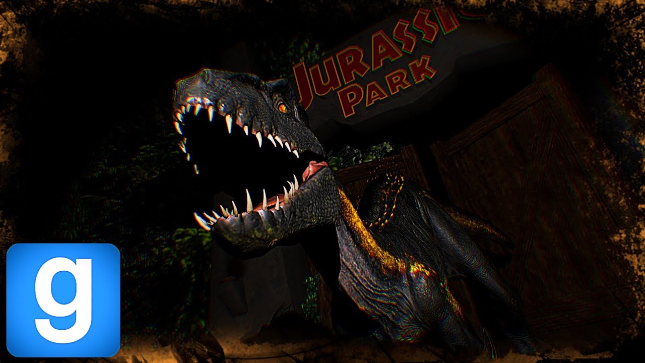 the TERRIFYING INDORAPTOR hunts us | Gmod hide and seek - YouTube