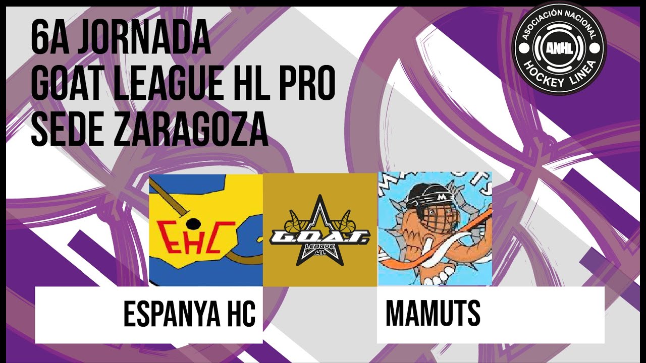 Goat League Hockey Línea FEMENINA 2023/24 - Jornada 6 - ESPANYA HC vs ...