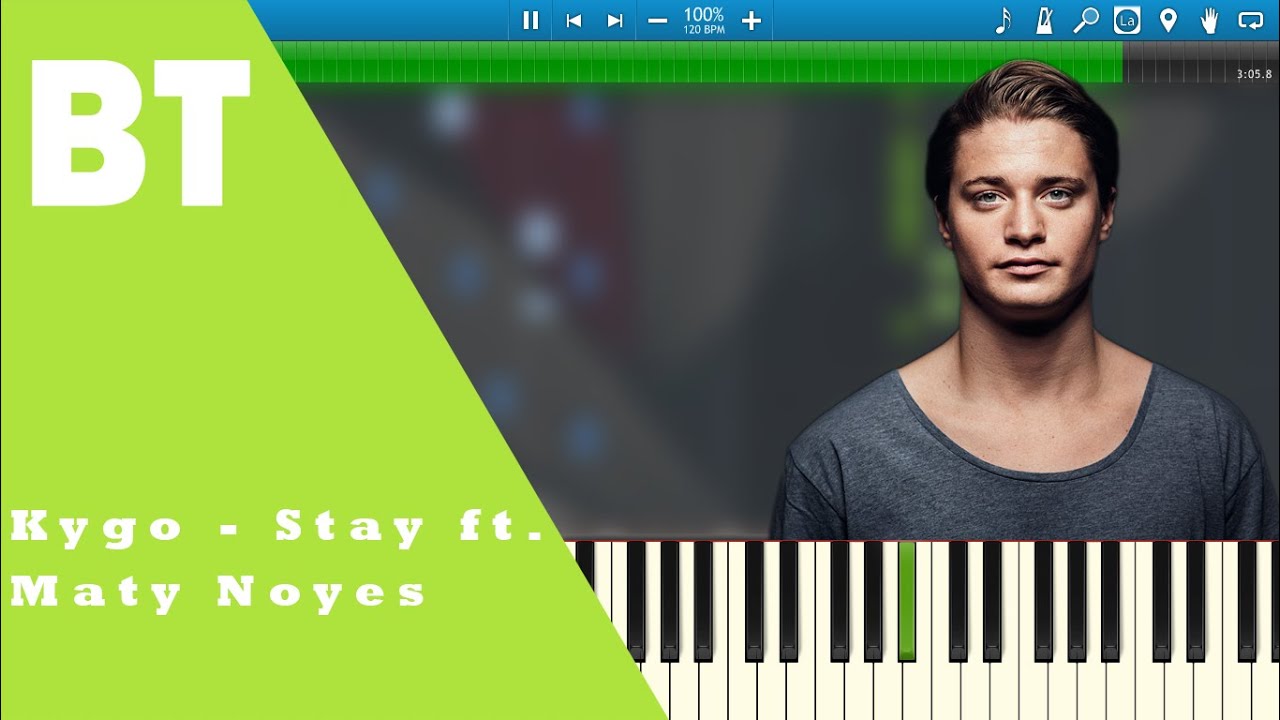 Kygo - Stay ft. Maty Noyes (Piano Cover) + Sheets - YouTube