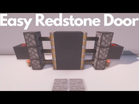 How to Build Automatic Door in minecraft | Automatic door in minecaft ...