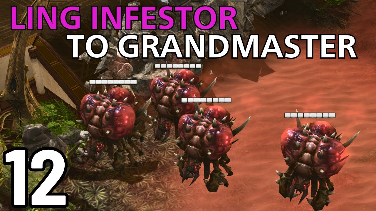 THIS MASS ZERGLING STRATEGY IS AMAZING... (Ling Infestor to GM #12 ...