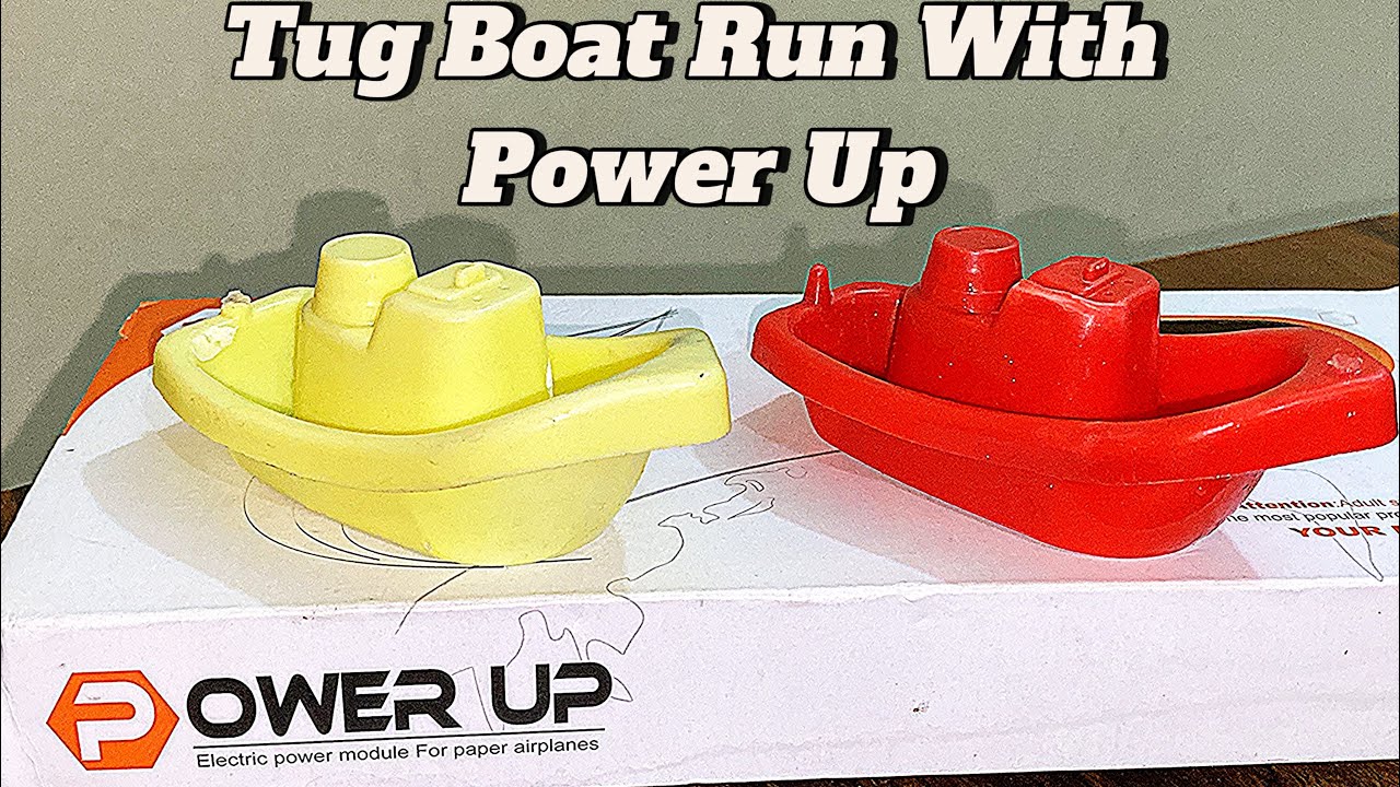 How To Run A Tug Boat With Electric Motor Power Up | Science Hack - YouTube