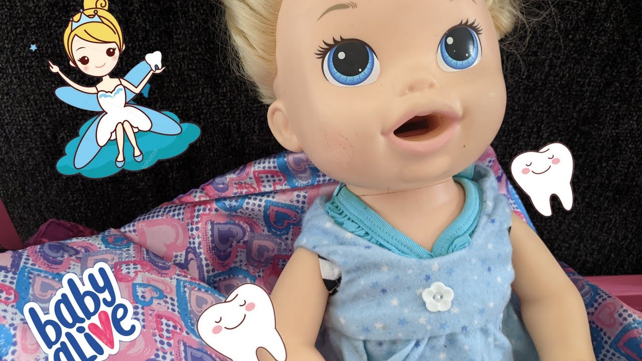 🦷🧚BABY ALIVE DOLL loses a TOOTH! Fun baby Alive video! - YouTube