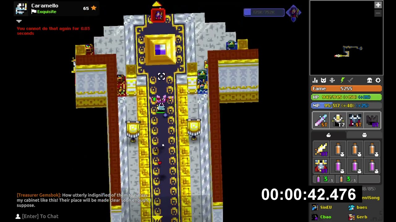 [RotMG] NEW ORYX SANCTUARY WORLD RECORD [1:58 ] - YouTube